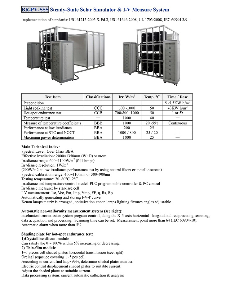 Steady State Solar Simulation & I-V Measure System – ACES – Atlantic ...