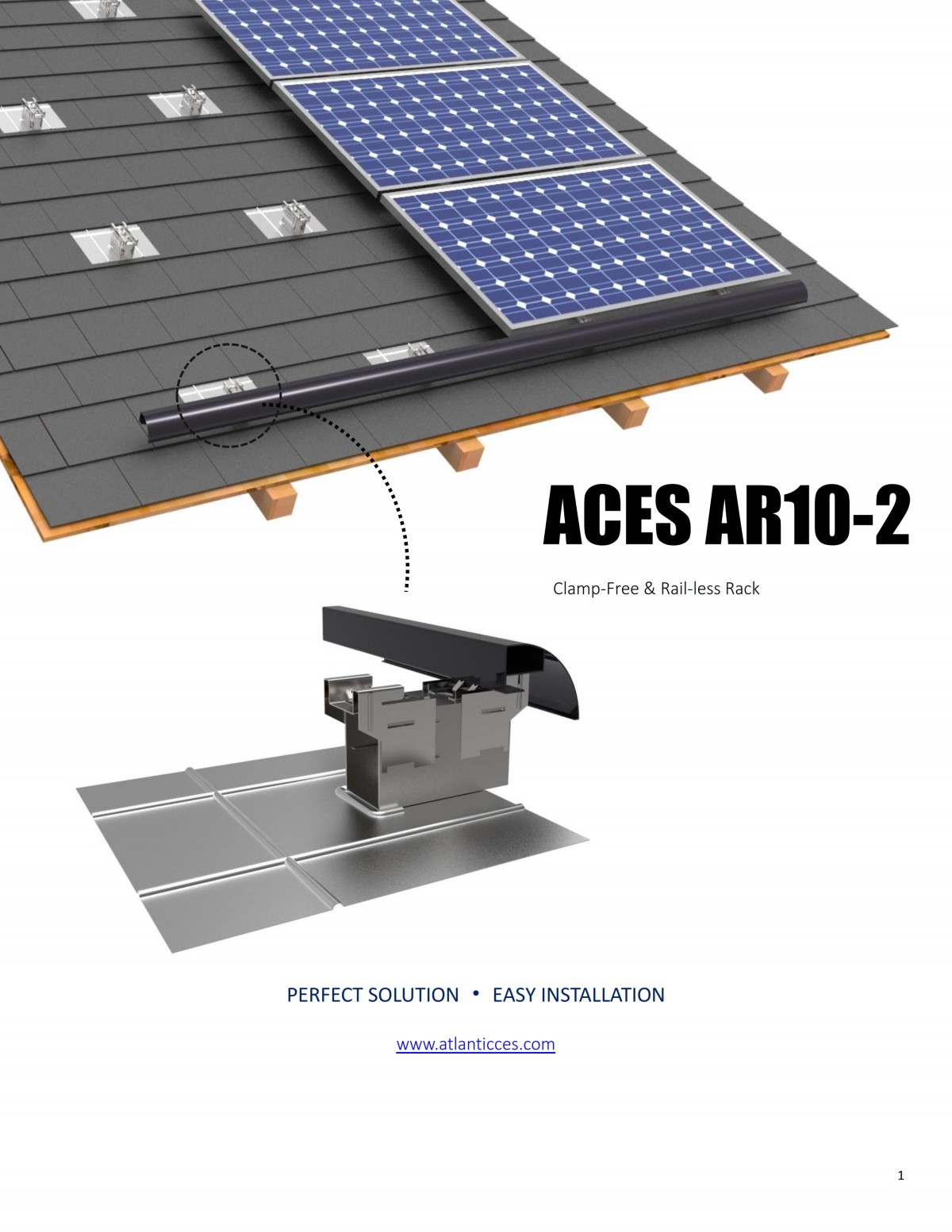 Rail-less Mounting Hardware – ACES – Atlantic Clean Energy Supply ...