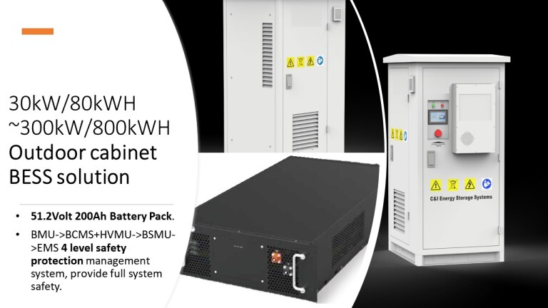 D Series 30kW/80kWh ~ 300kW/800kWh LFP BESS cabinet solution – ACES ...